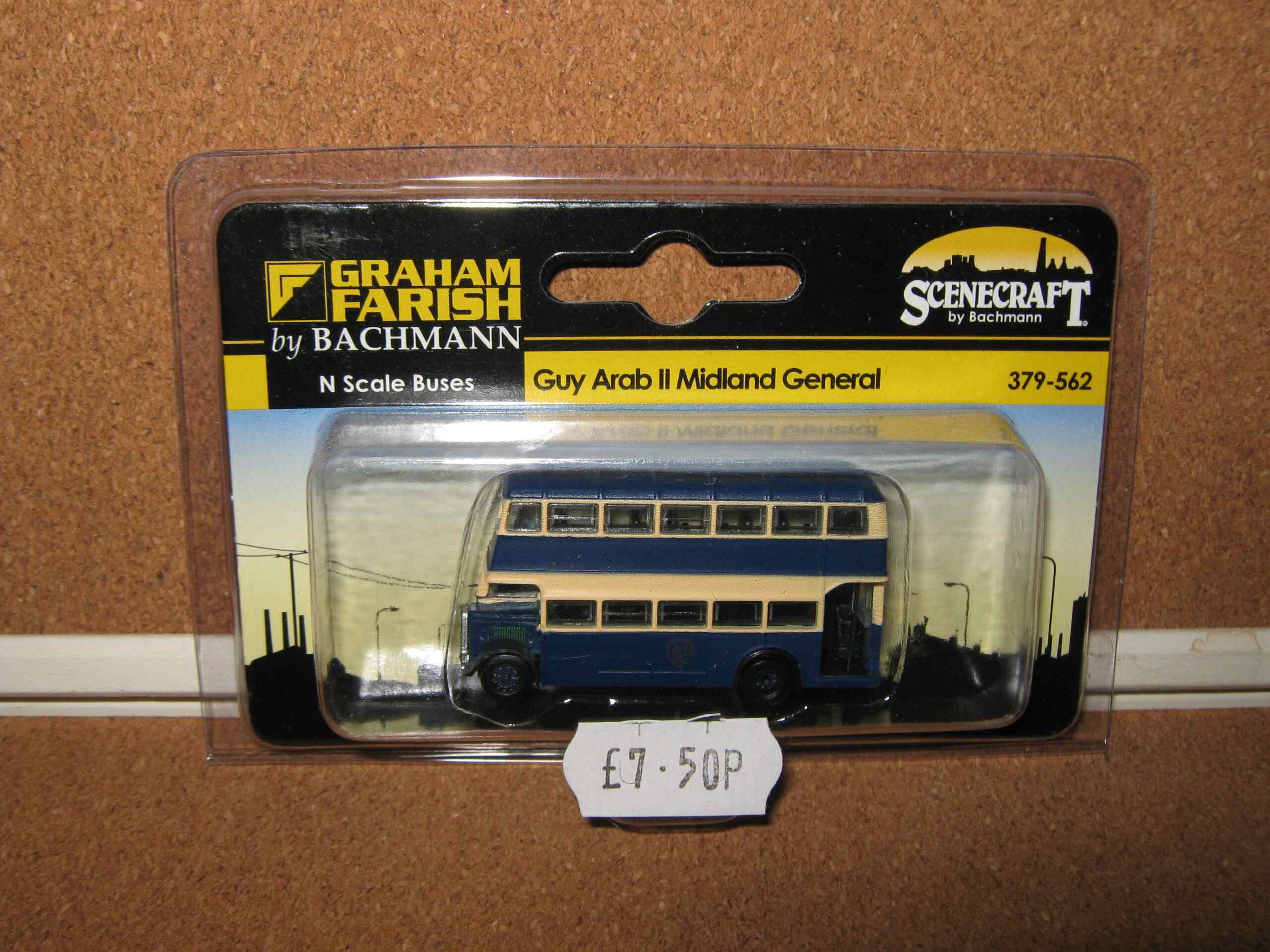 Graham Farish 379-562 Guy Arab II Midland General N Gauge ...