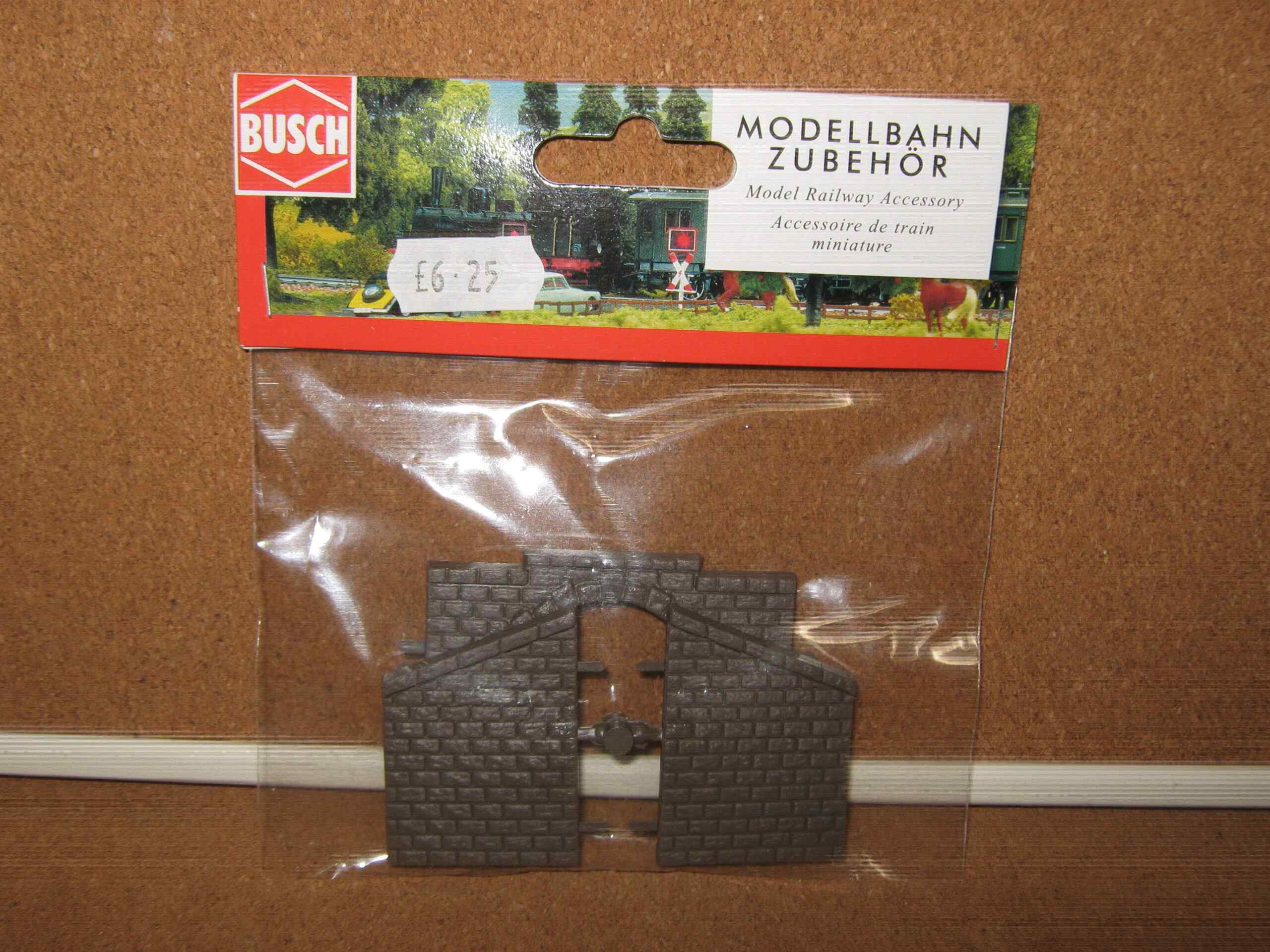 Busch 8197 Tunnel Postal And Retaining Walls Single Track N Gauge ...