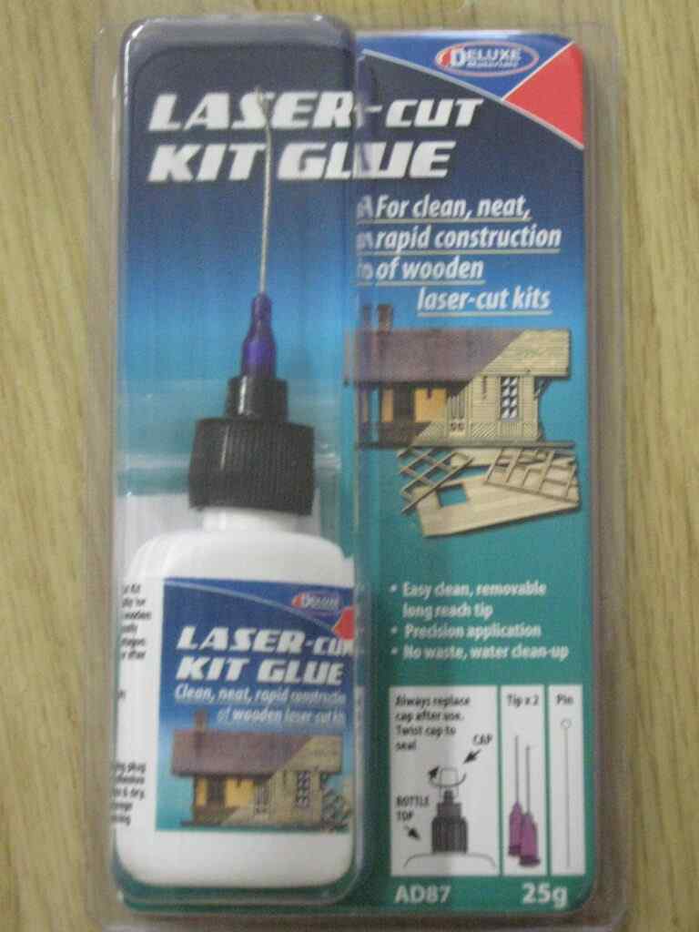 AD87 Laser Cut Kit Glue DeLuxe Materals 25g - Wellingborough Trains ...