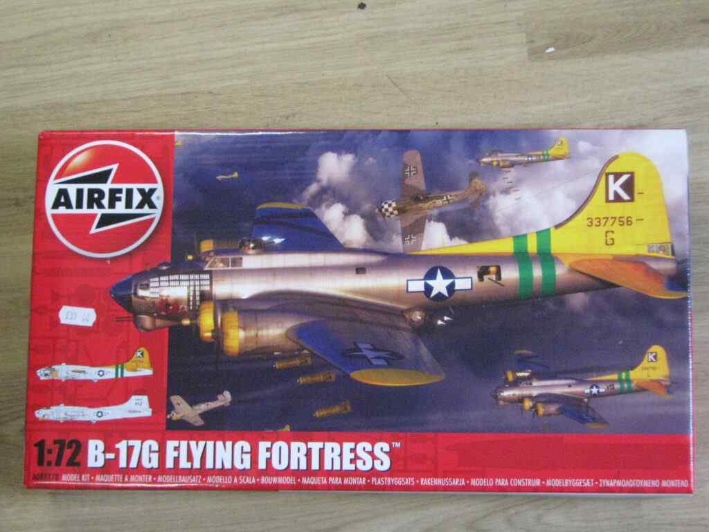 Airfix A08017B B-17G Flying Fortress 1/72 Scale - Wellingborough Trains ...