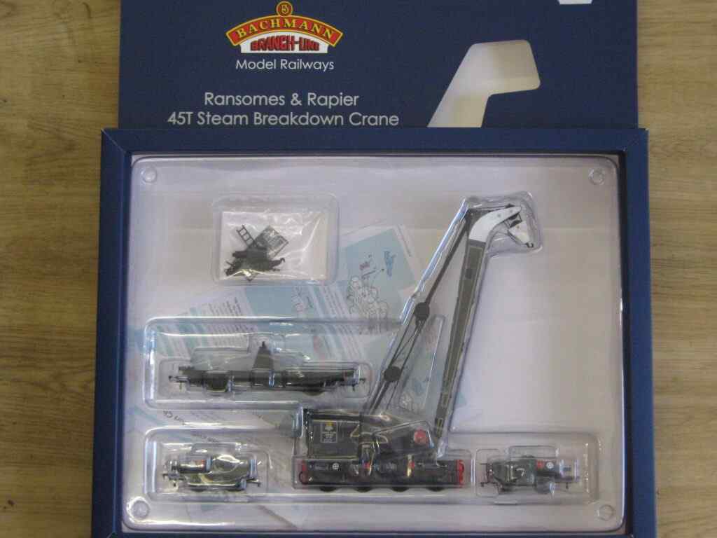 Bachmann 38-802 Ransomes & Rapier 45T steam Breakdown Crane Pre-Owned ...