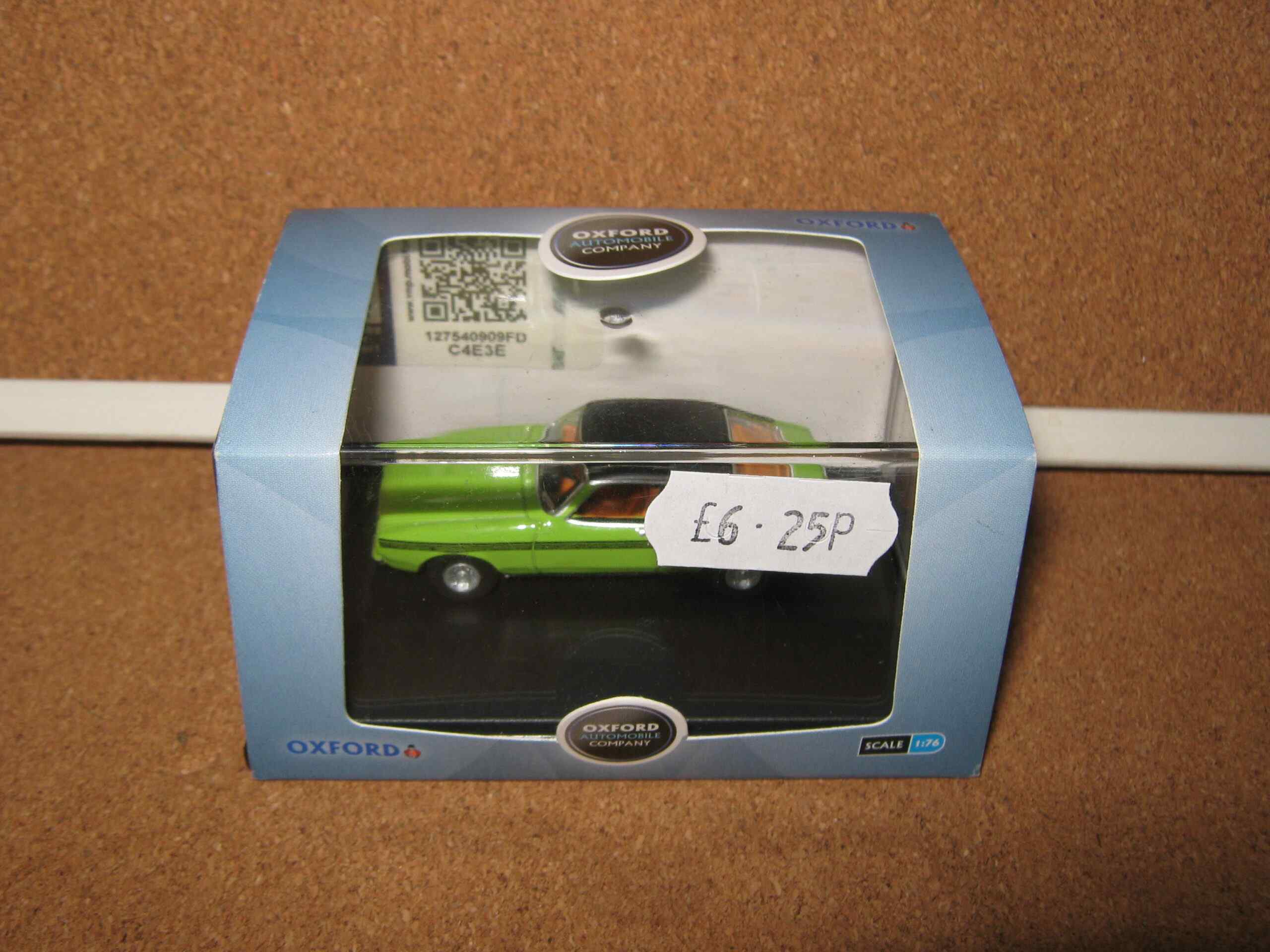 Oxford Diecast 76CPR001 Ford Capri MKII Lime Green (Automobile) 1:76 ...