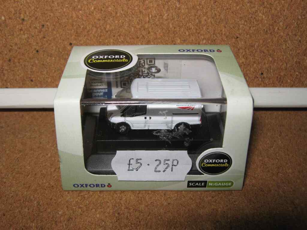 Oxford Diecast NFT023 Ford Transit Mk5 SWB Low Roof Network Rail ...