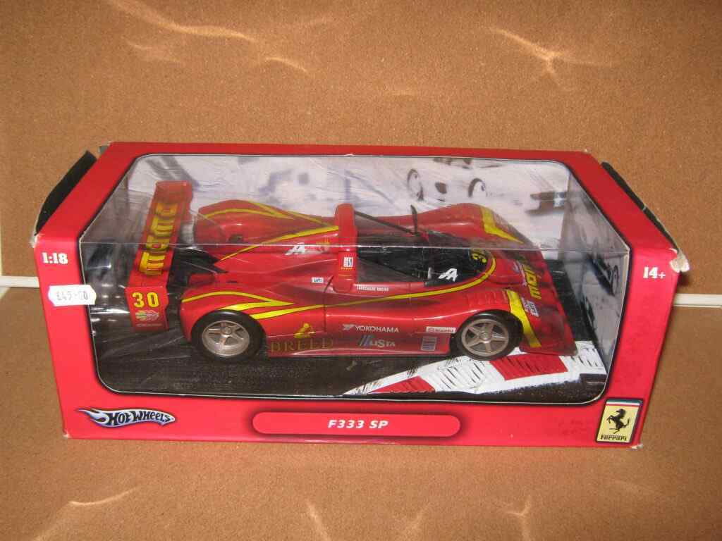 Hot Wheels Ferrari F333 SP 1:18 Scale - Wellingborough Trains & Models