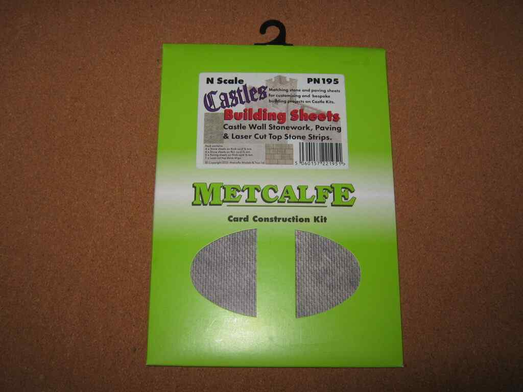 Metcalfe PN195 Castles Building Sheets N Scale Card Kit ...