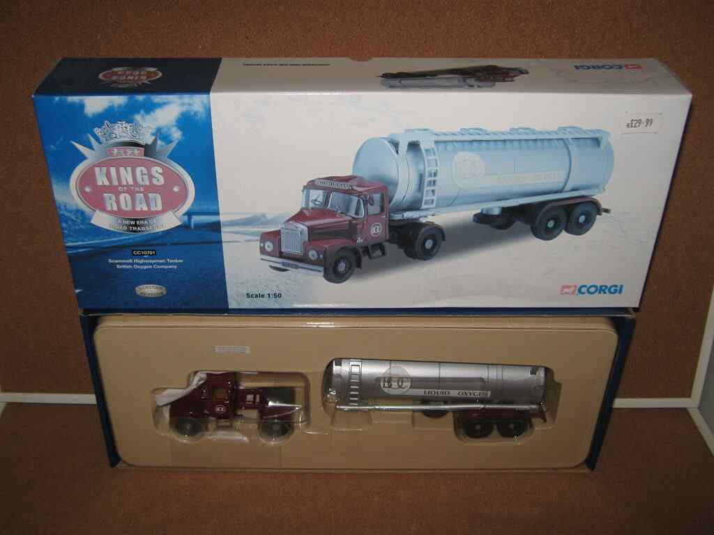 Corgi Kings Of The Road CC10701 Scammell Highwayman Tanker British ...
