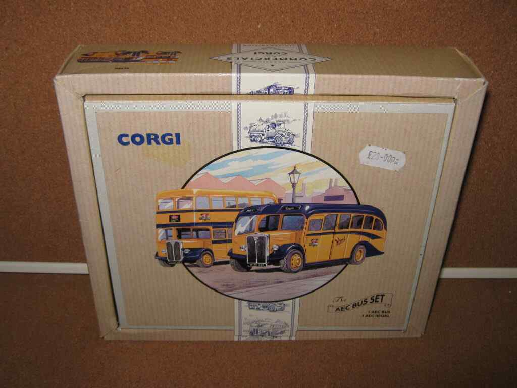 Corgi 96990 The AEC Bus Set - AEC Regal (Commercials) 1:50 Scale ...