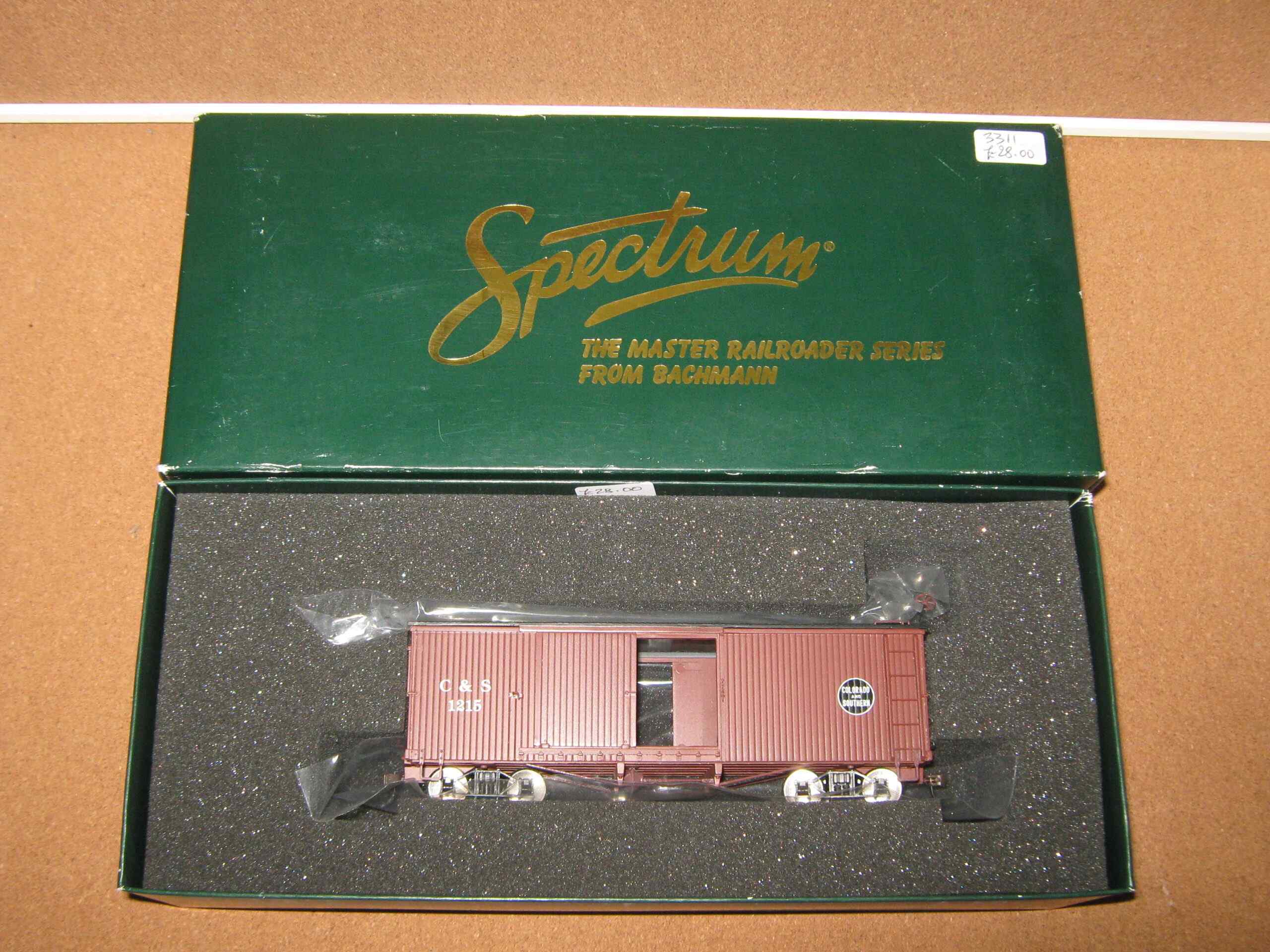 Bachmann "On30" 27023 Box Car Wooden Wagon with Sliding Opening Doors ...