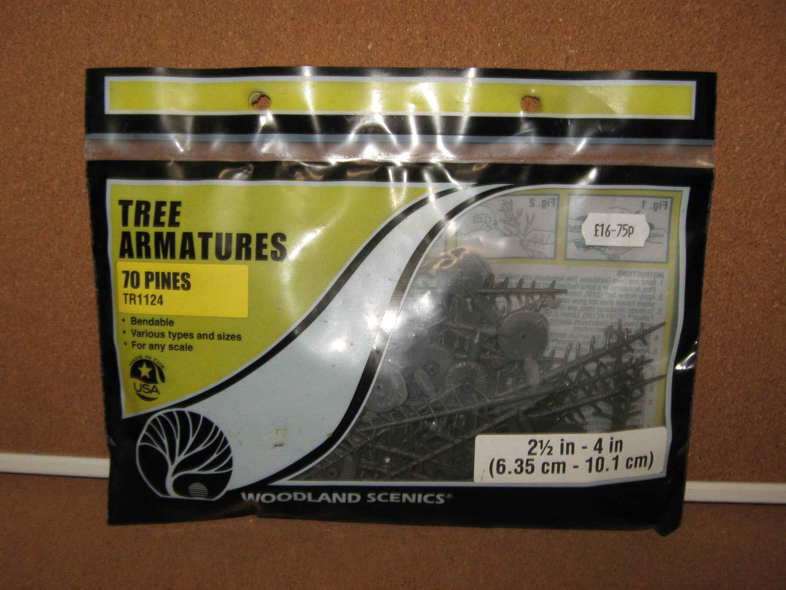 Woodland Scenics TR1124 Tree Armatures 70 Pines - Wellingborough Trains ...