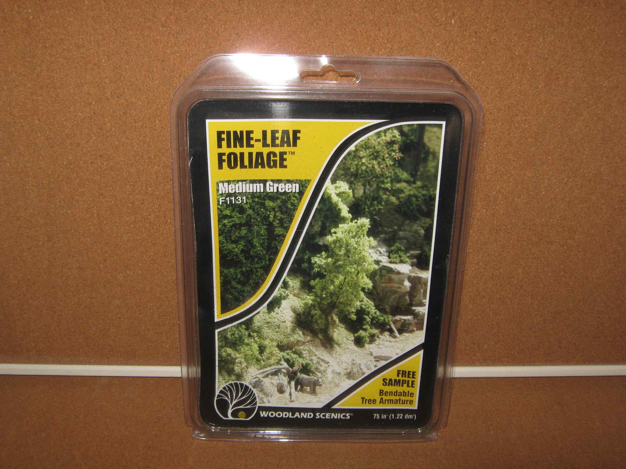 Woodland Scenics F1131 Fine Leaf Foliage Medium Green - Wellingborough ...