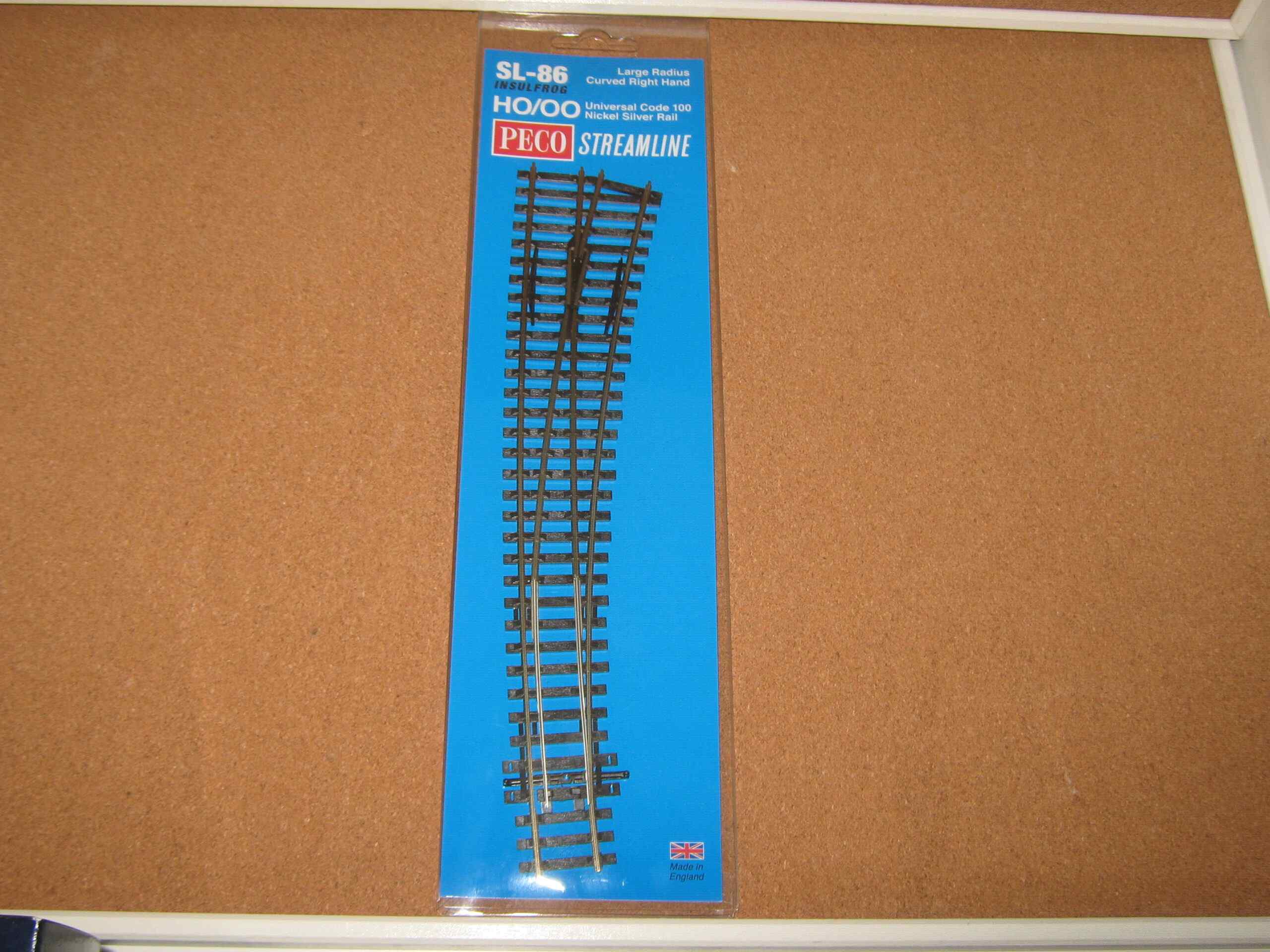 Peco Streamline SL-86 Large Radius Curved Right Hand Insulfrog Code 100 ...