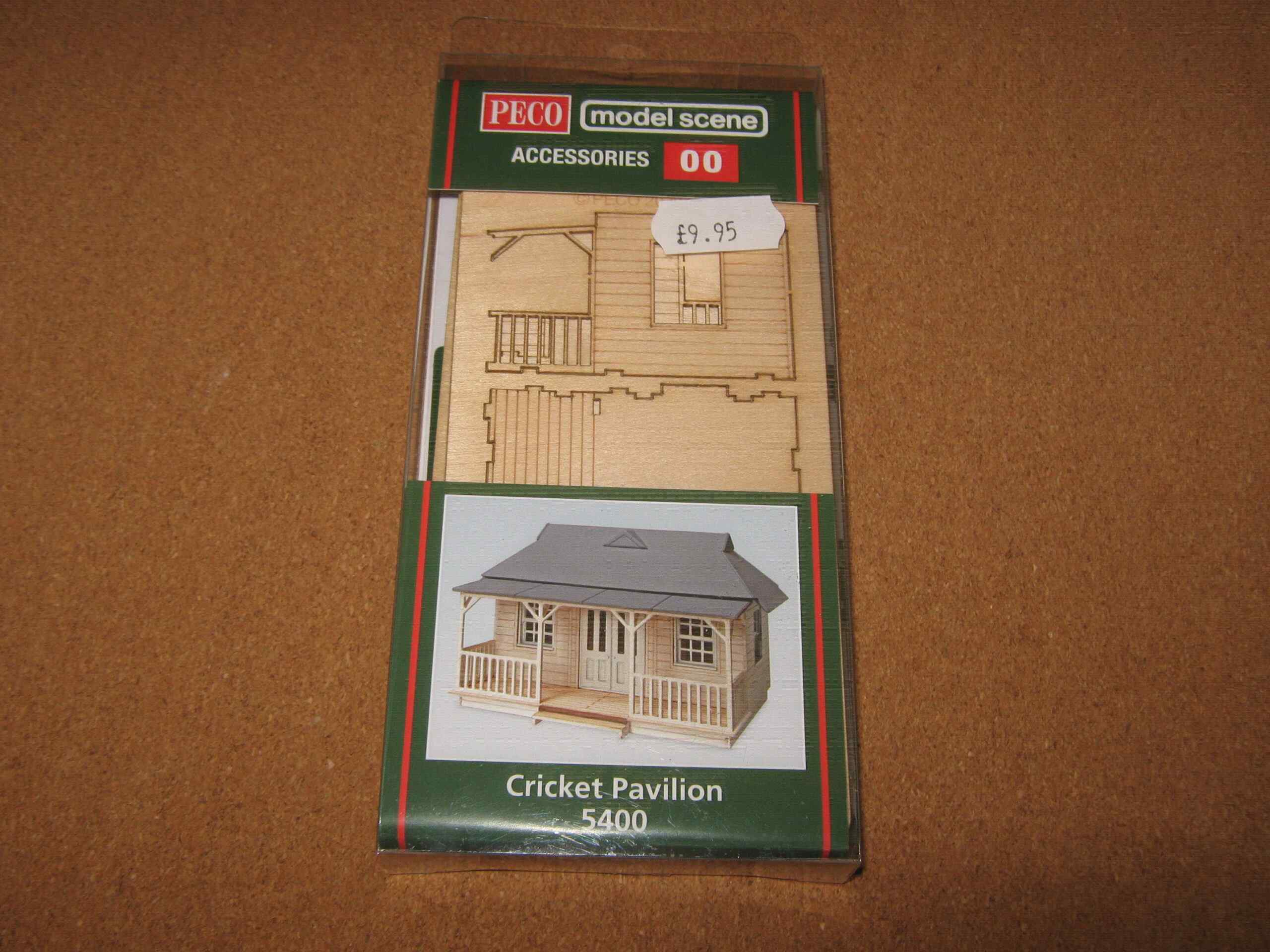 Peco Model Scene 5400 Cricket Pavilion OO/HO Laser Cut Wooden Kit ...