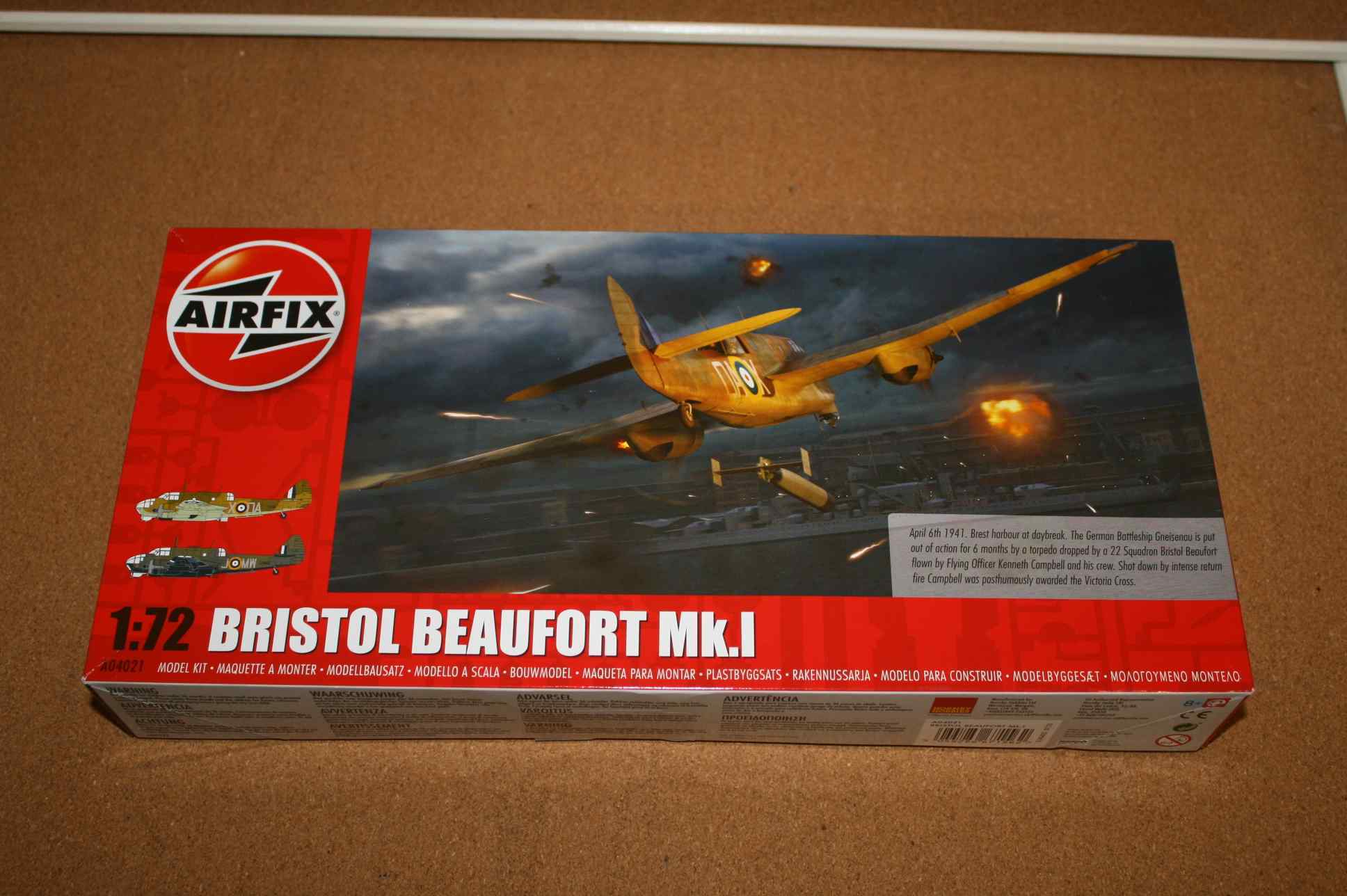 Airfix A04021 Bristol Beaufort Mk.I Model Kit 1/72 Scale ...