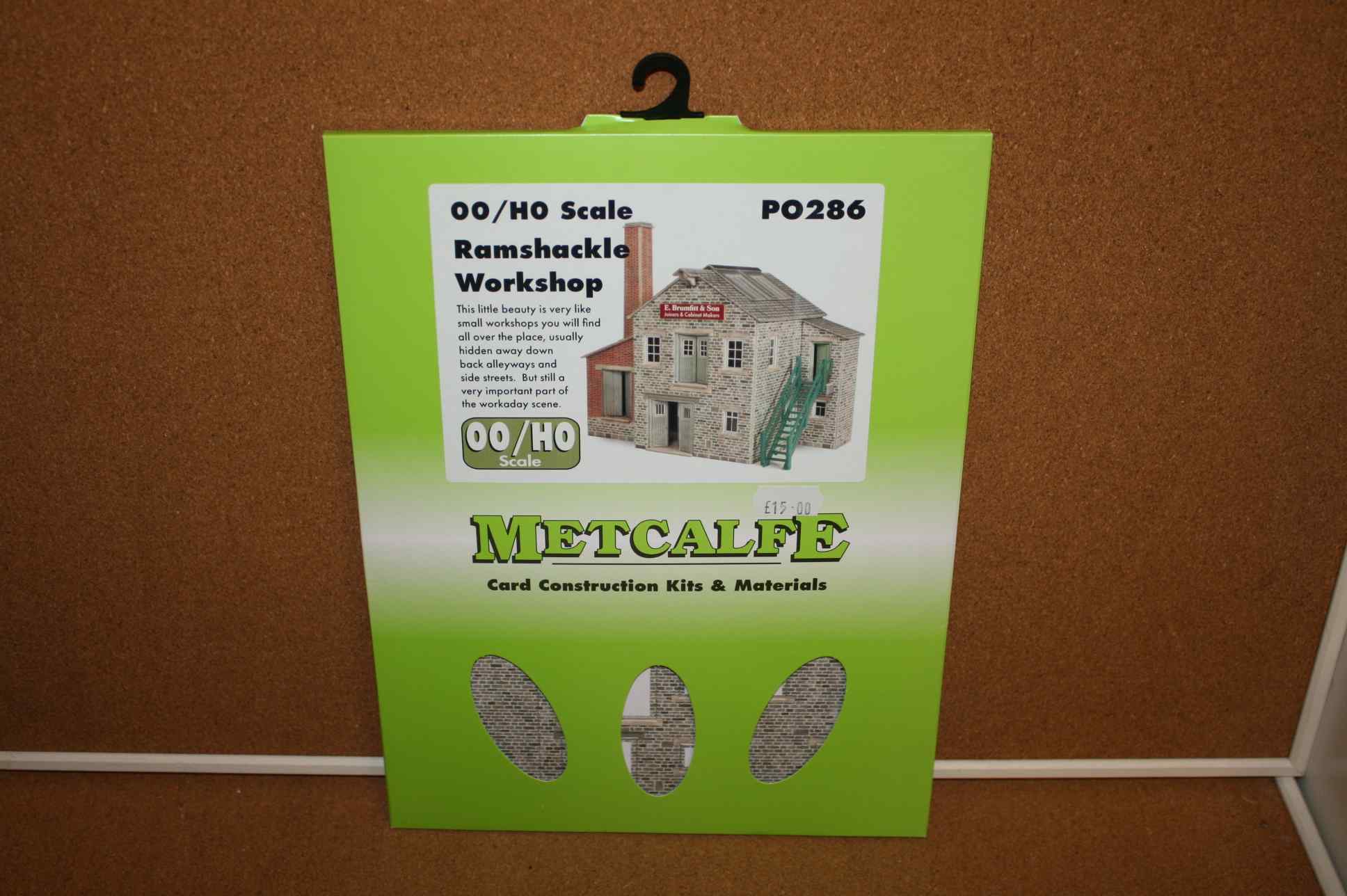 Metcalfe PO286 Ramshackle Workshop (Stone) OO/HO Scale Card Kit ...