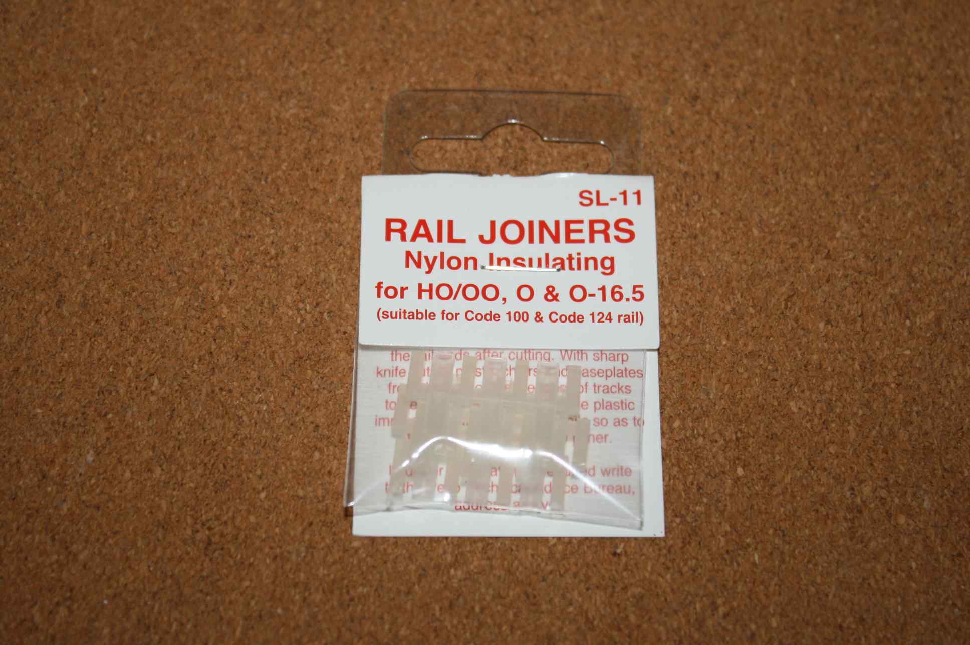 Peco SL-11 Rail Joiners Nylon Insulating (Fishplates) suitable for Code ...