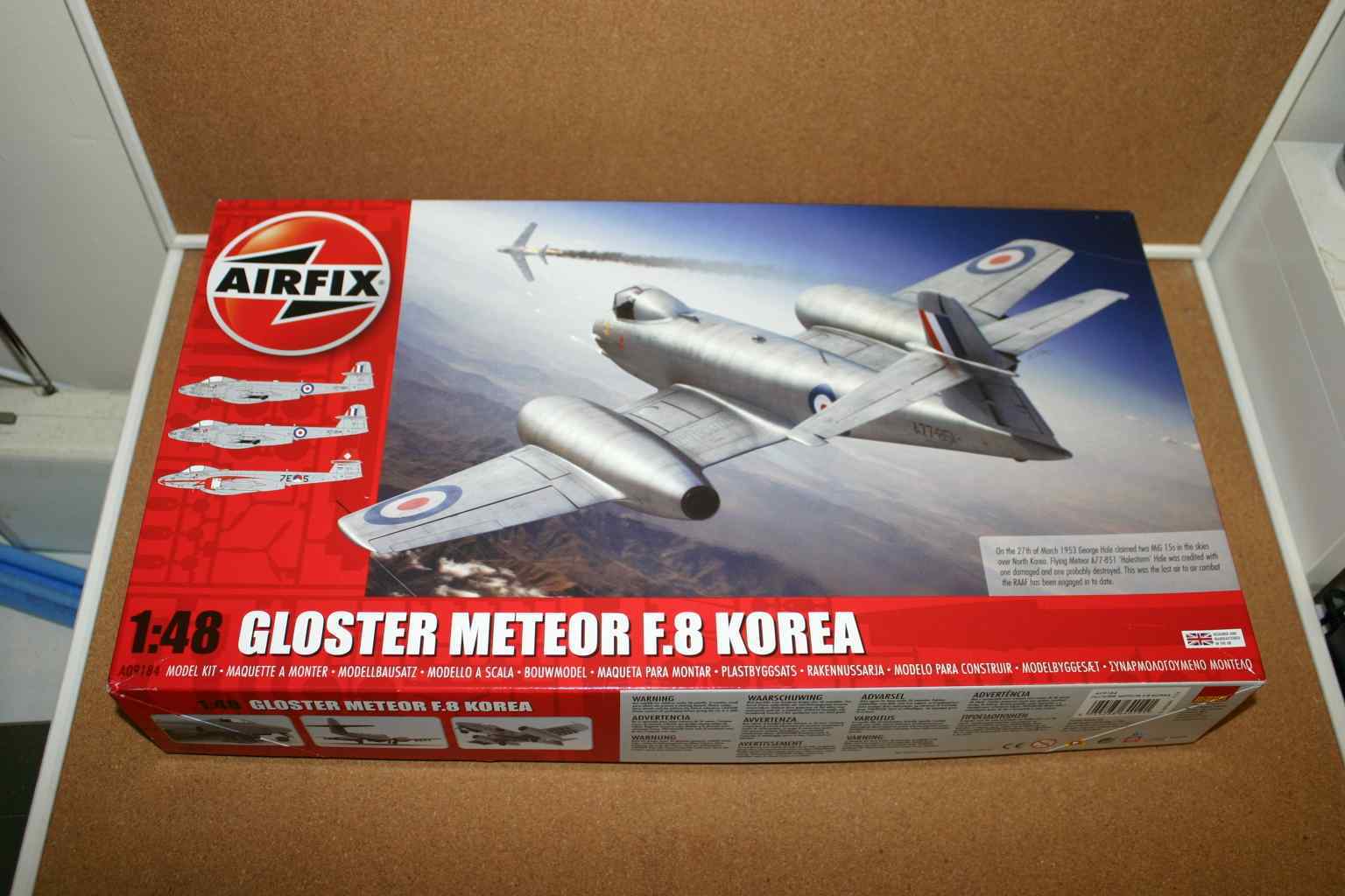 Airfix A09184 Gloster Meteor F.8 Korea Model Kit 1/48 Scale ...