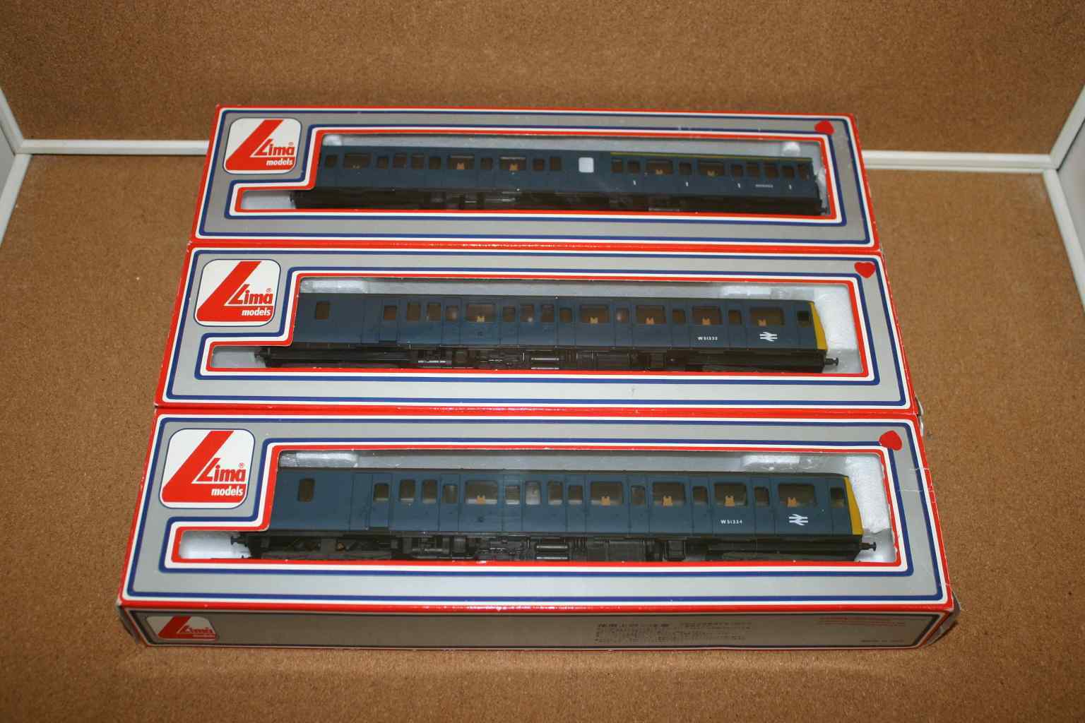 Lima 205136, 205138, 205145 Class 117 BR Blue 3 Car Unit Pre-Owned ...