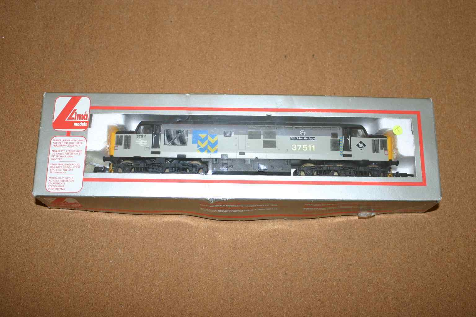 Lima 205293 Class 37 BR Grey "Stockton Haulage" 37511 Pre-Owned ...