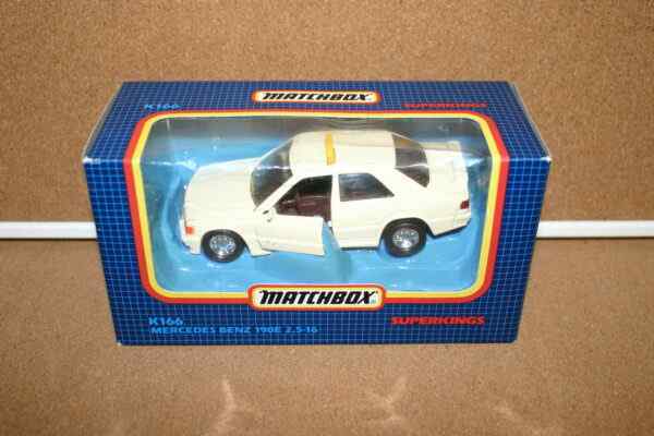 Matchbox Superkings K166 Mercedes Benz 190E Taxi - Wellingborough ...