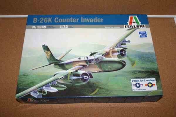 Italeri 1249 B-26K Counter Invader 1/72 Scale Model Kit ...
