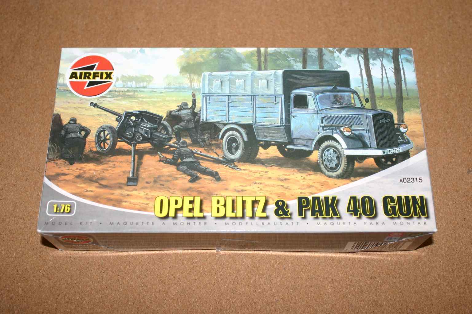Airfix A02315 Opel Blitz & PAK 40 Gun 1/76 Scale Model Kit ...