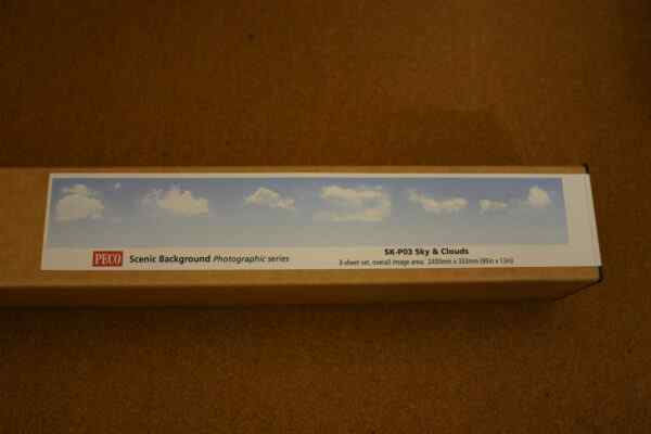 Peco SK-P03 Sky & Clouds Scenic Background Photographic Series ...