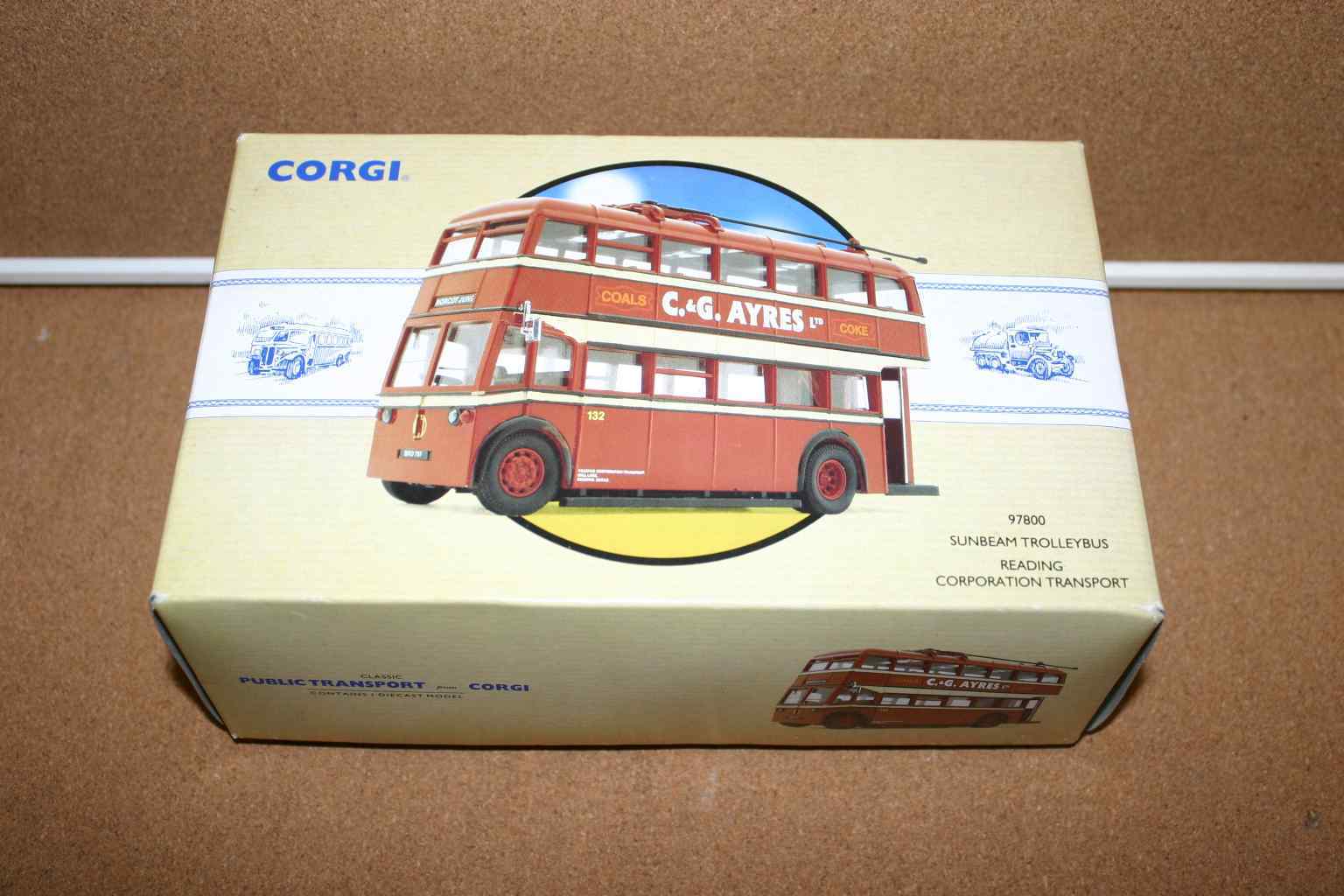 Corgi 97800 Sunbeam Trolleybus Reading Corporation Transport (Public ...