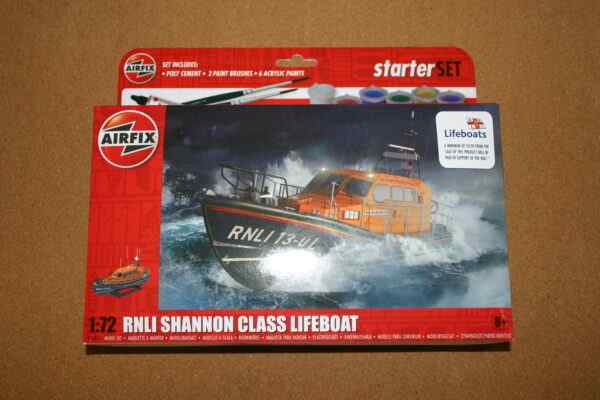 Airfix A55015 RNLI Shannon Class Lifeboat Model Kit 1/72 Scale ...