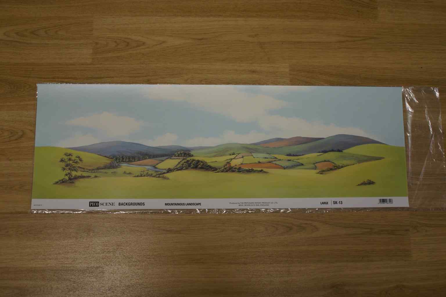 Peco Scene SK-13 Large Mountainous Landscape Background (Paper Printed ...