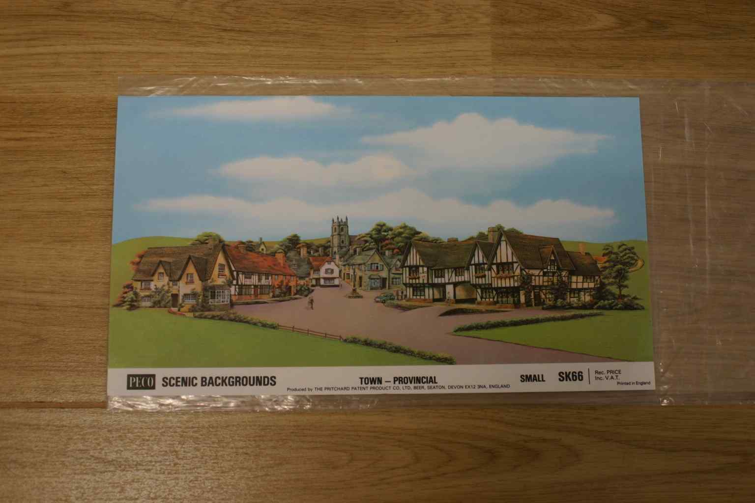 Peco Scenic SK-66 Small Town Provincial Background (Paper Printed ...