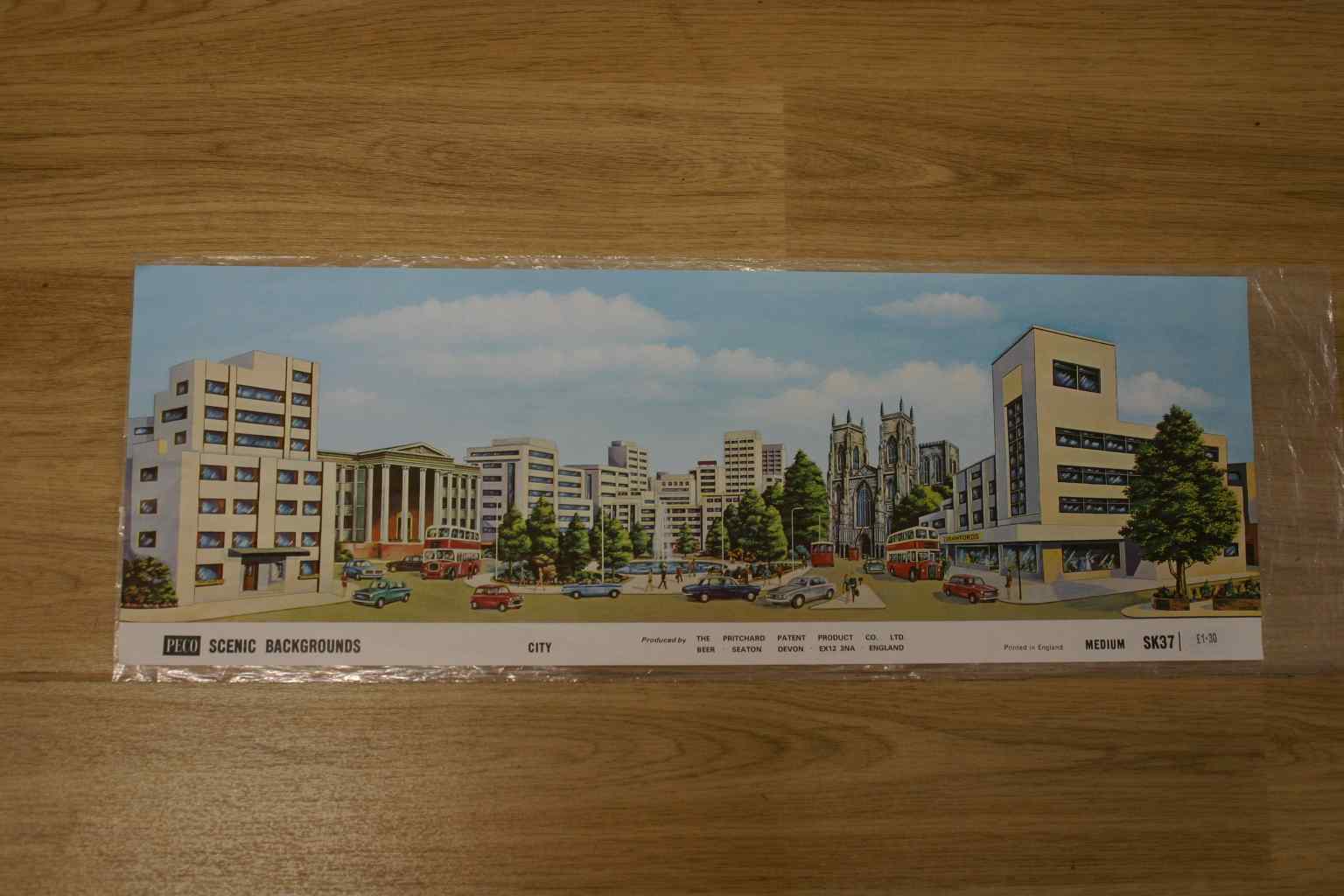 Peco Scenic SK-37 Medium City Background (Paper Printed ...