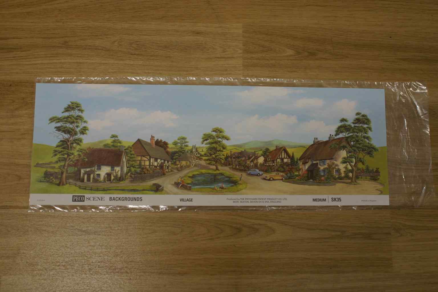 Peco Scene SK-35 Medium Village Background (Paper Printed ...