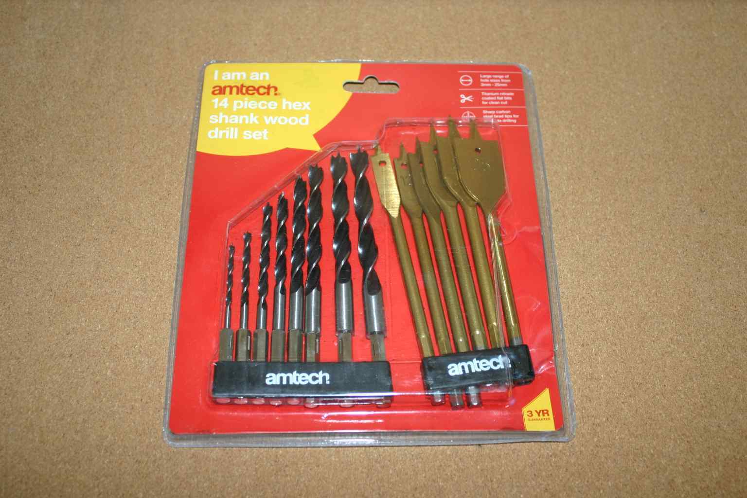 Amtech F1740 14 Piece Hex Shank Wood Drill Set - Wellingborough Trains ...