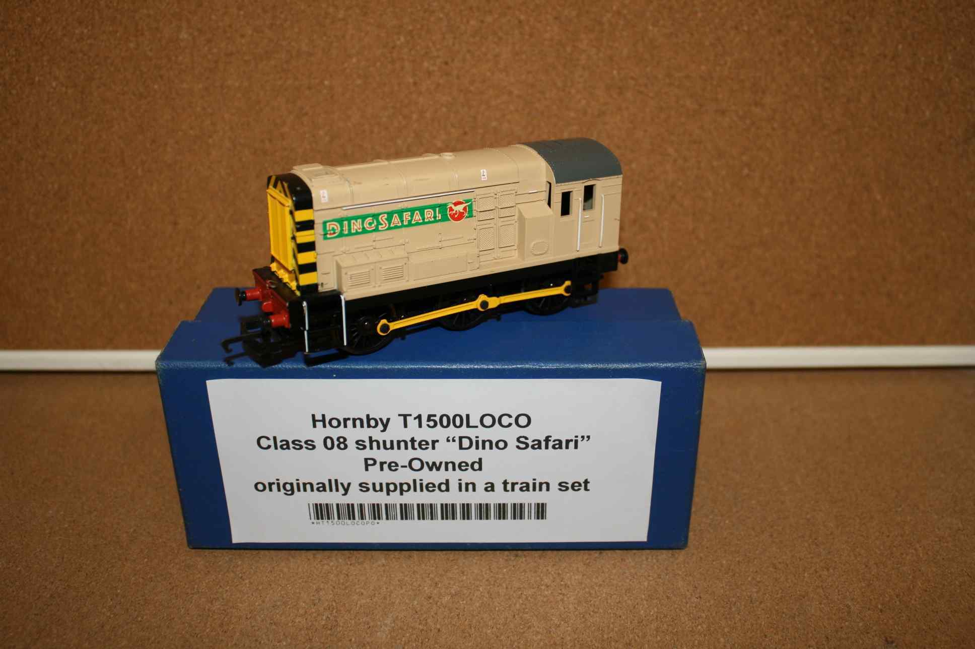 Hornby T1500LOCO Class 08 shunter "Dino Safari" Pre-Owned originally ...