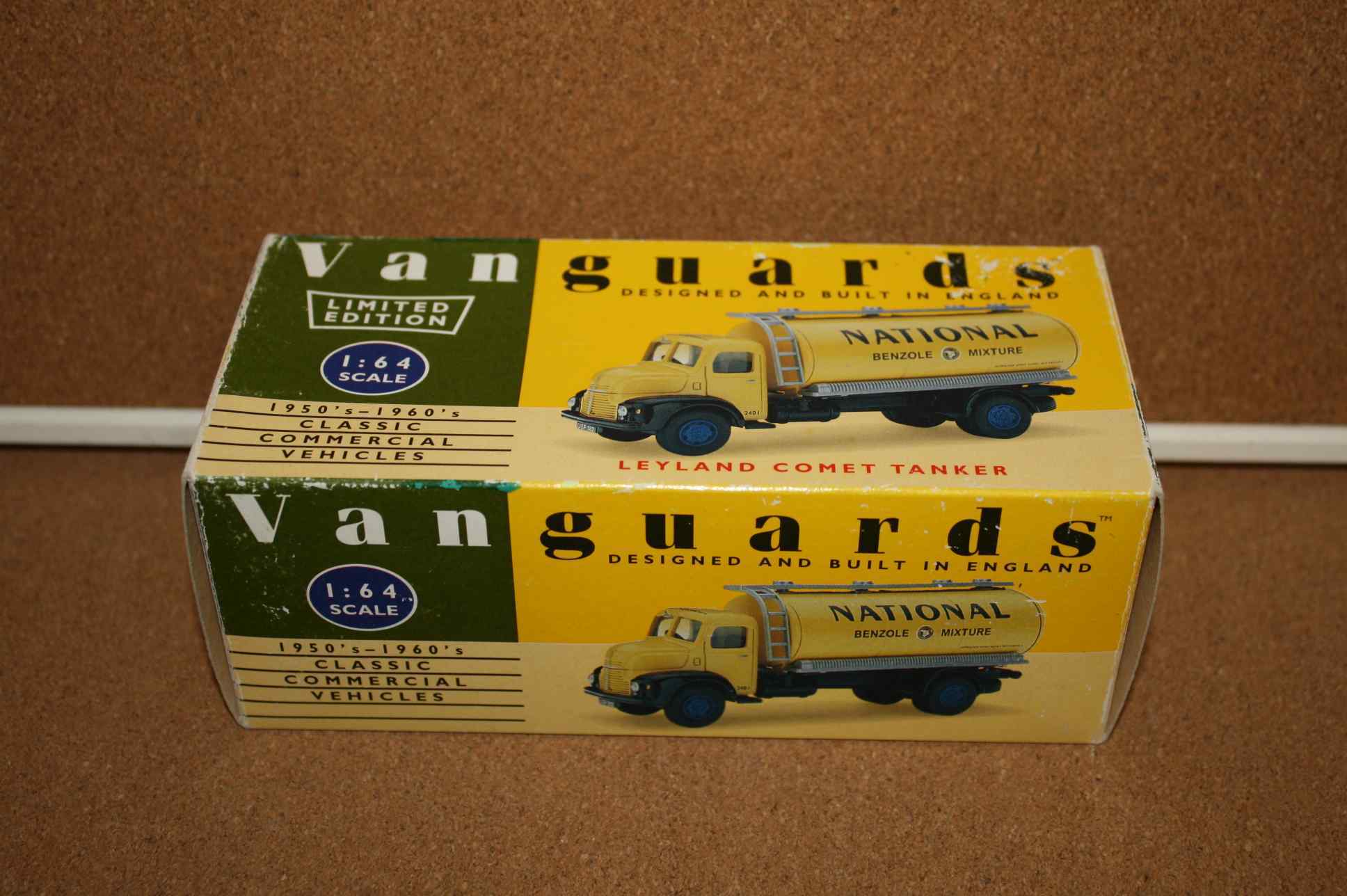 Vanguards VA20001 Leyland Comet Tanker National Benzole 1:64 Scale ...